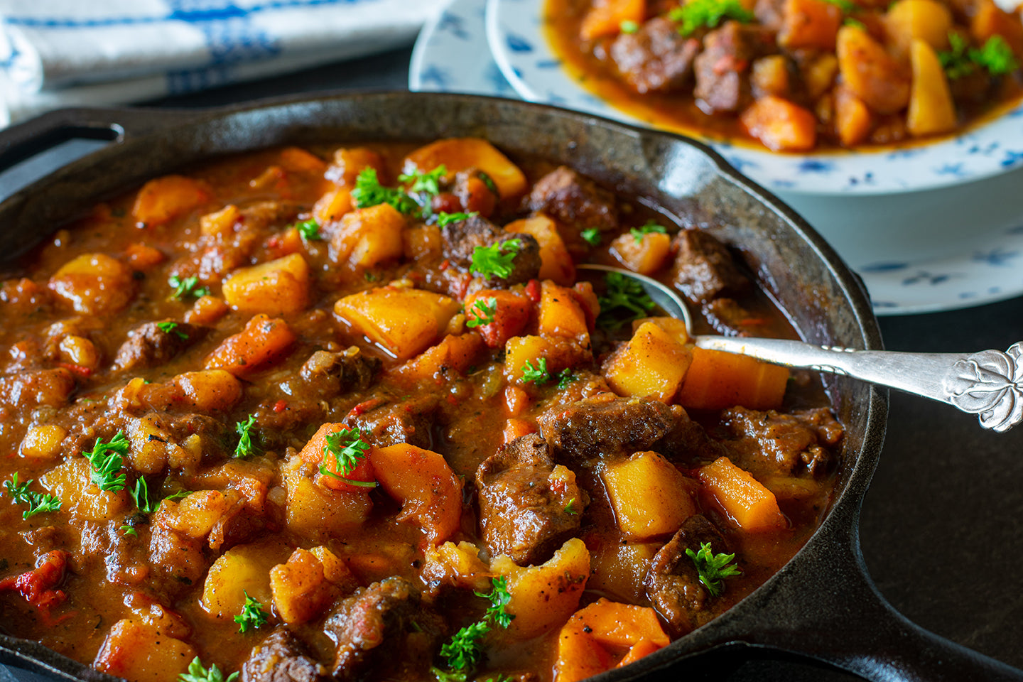 Recipe for Bison Stew with Root Vegetables from Fossil Farms