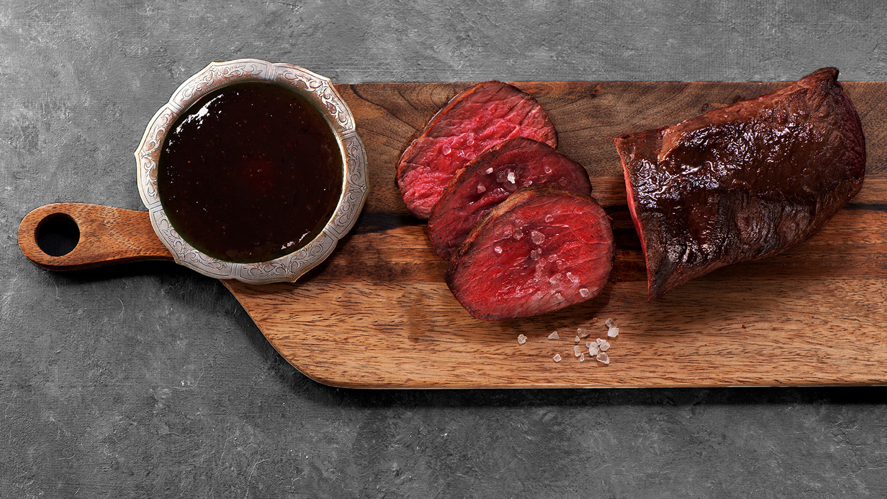 Recipe: Roasted Elk Striploin with Red Wine Sauce