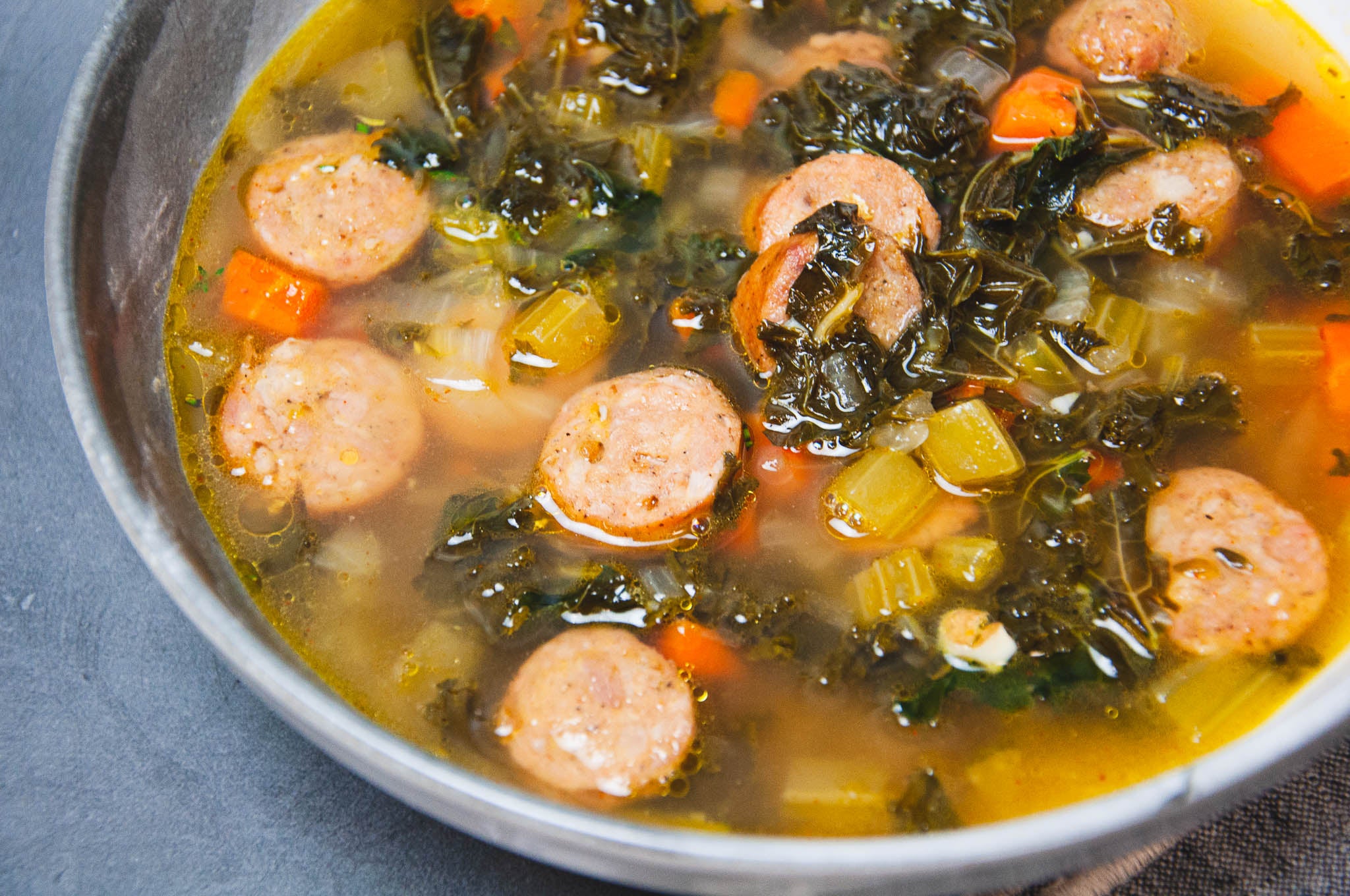 Recipe: Smoked Pekin Duck Sausage Soup