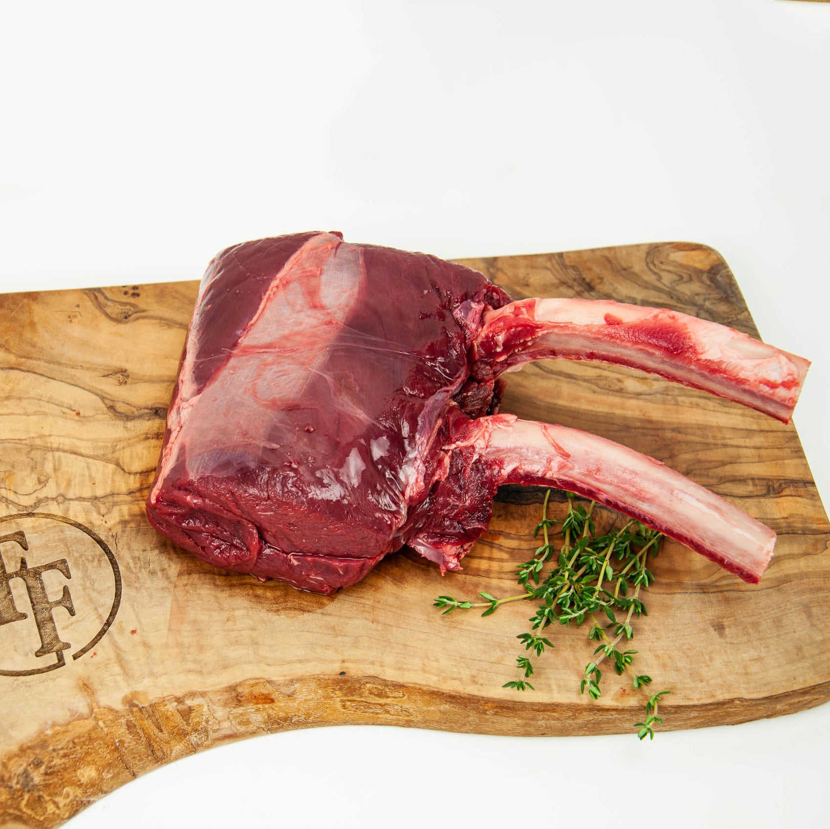 Elk Rib Chop Frenched 2 Bone - 12 oz - Fossil Farms