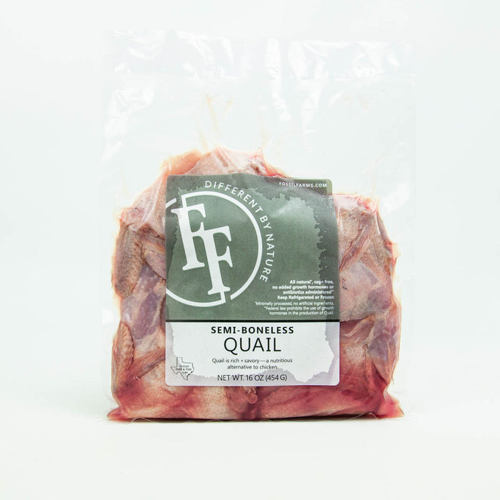 Quail Semi-Boneless from Texas | 1 lb. - Fossil Farms