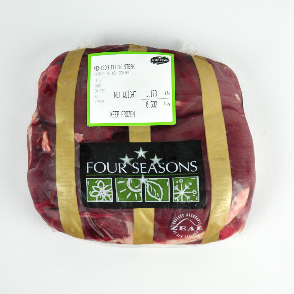 NZ Venison Flank Steak | 1.75 Lb. - Fossil Farms