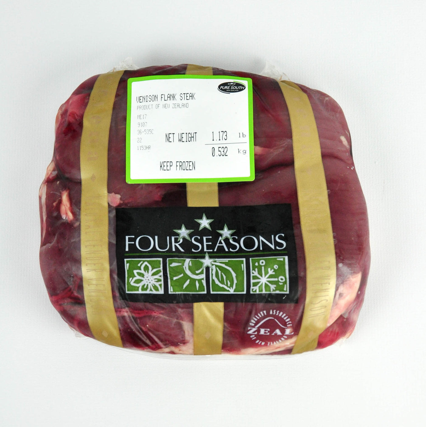 NZ Venison Flank Steak | 1.75 Lb. - Fossil Farms