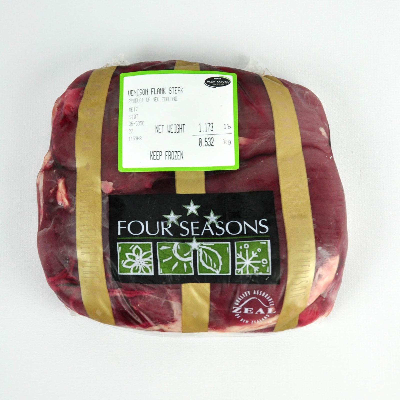 NZ Venison Flank Steak | 1.75 Lb. - Fossil Farms