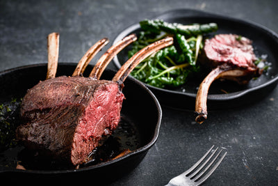 NZ 8 Bone Venison Frenched Rib Rack - Fossil Farms